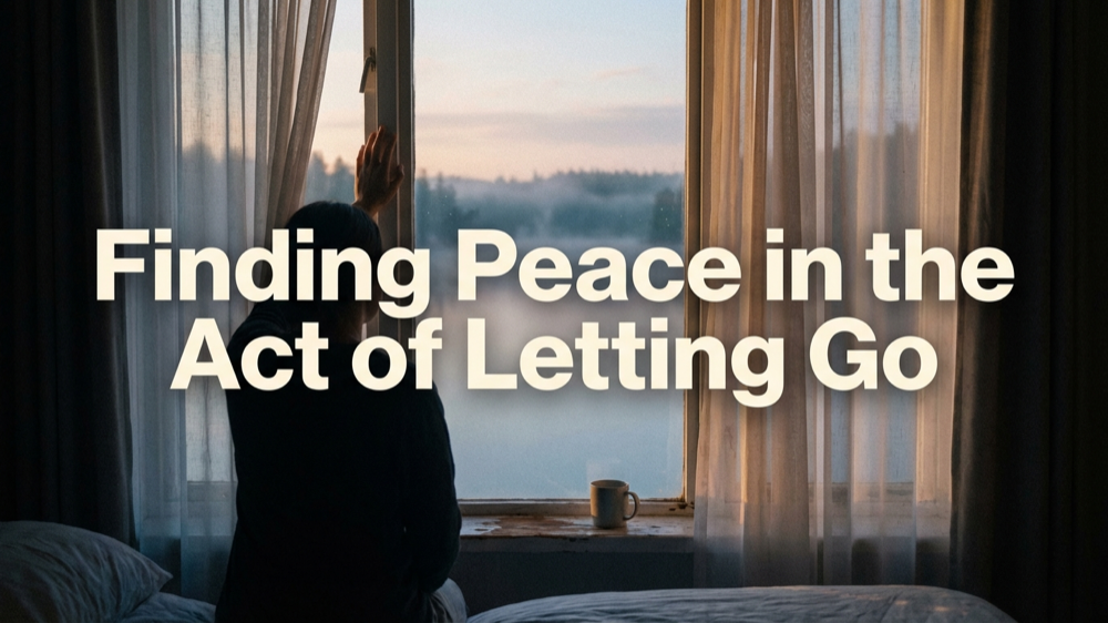 Finding Peace in the Act of Letting Go Affirmations